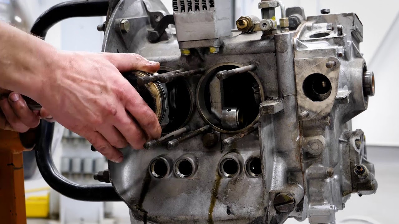 Porsche 356 Engine Disassembly - YouTube