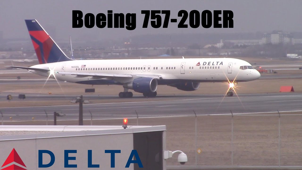 RARE: Delta Airlines Boeing 757-200ER Takeoff RWY 23 @ Toronto Pearson ...