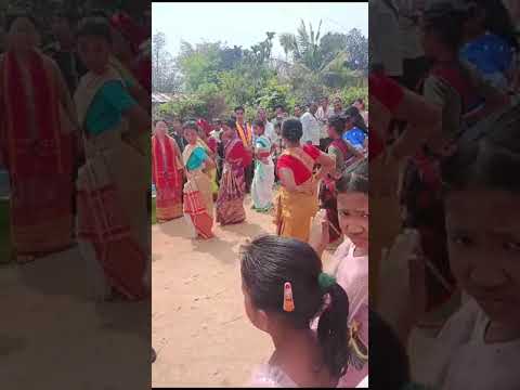 My Aunt with children welcome dance in Assamese gospel song in my ...
