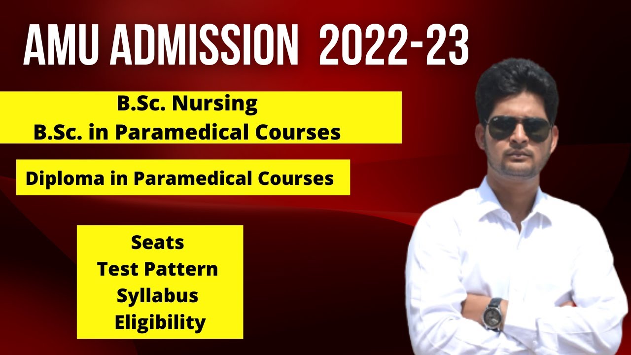 AMU B Sc Nursing B Sc In Paramedical Courses Diploma In amu-b-sc-nursing-b-sc-in-paramedical-courses-diploma-in