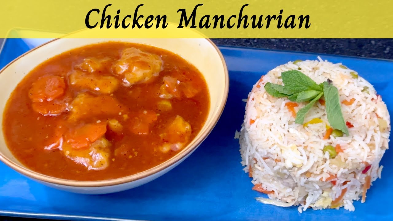 Chicken Manchurian With Egg Fried Rice | Recipe & Step By Step Guide ...