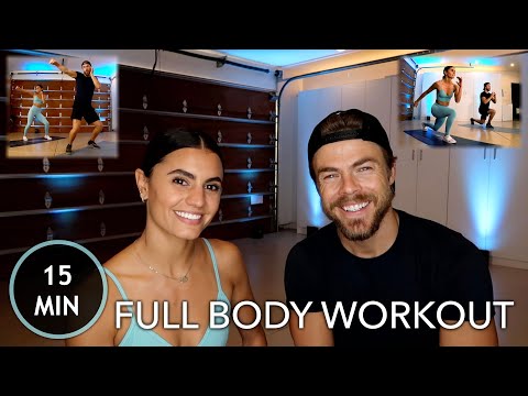 15 MINUTE FULL BODY WORKOUT! -Dayley Life with Derek Hough and Hayley Erbert