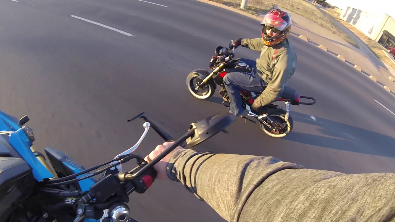 Grom riding in Lubbock - YouTube