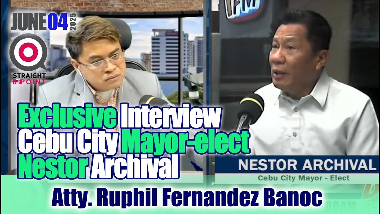 Exclusive Interview Cebu City Mayor-elect Nestor Archival - YouTube