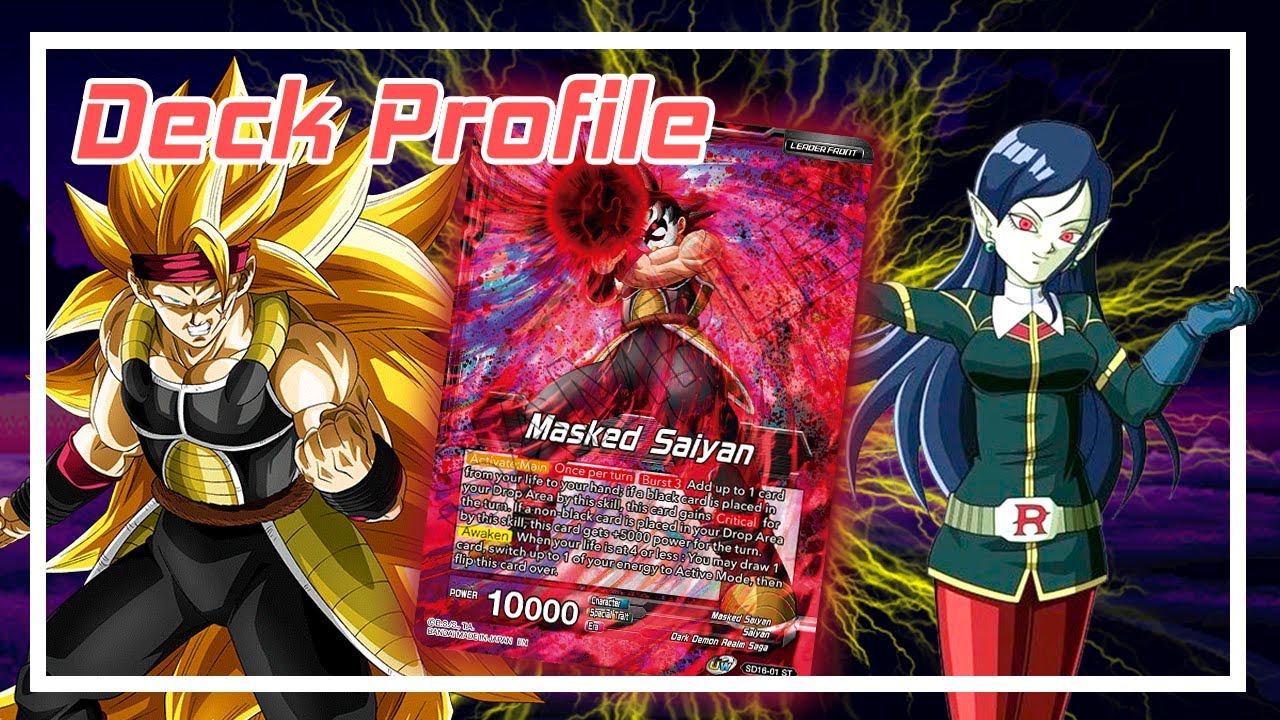 Deck Profile Masked Saiyan / SS3 Bardock - YouTube