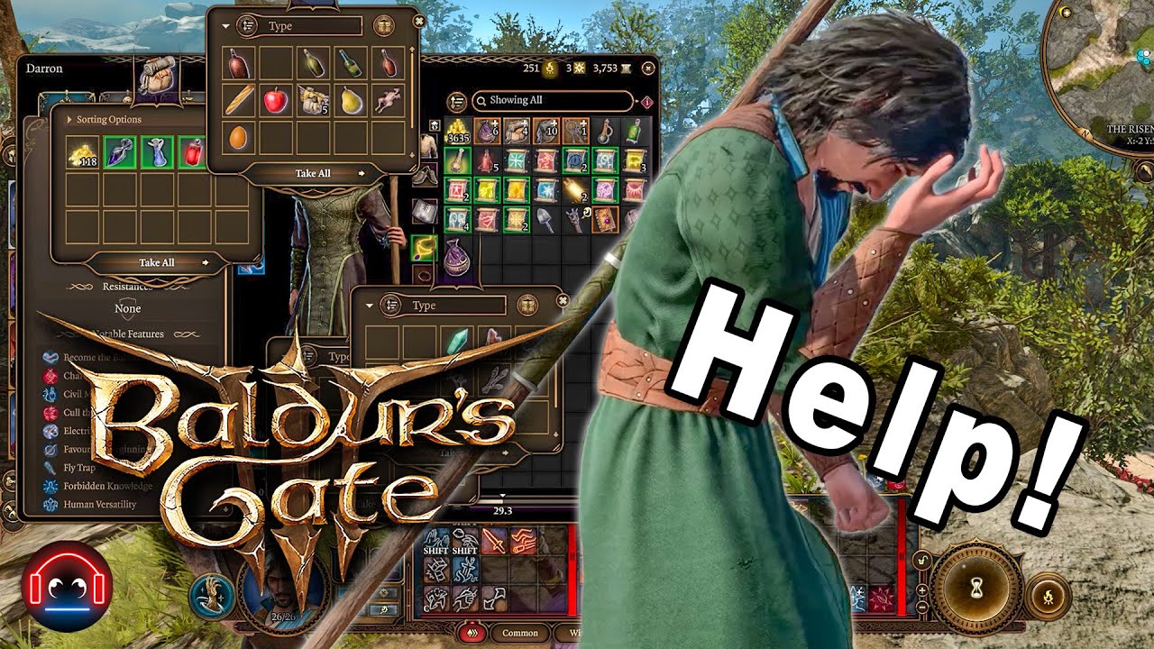 BALDUR'S GATE 3 Top Tips - UI & Inventory - YouTube