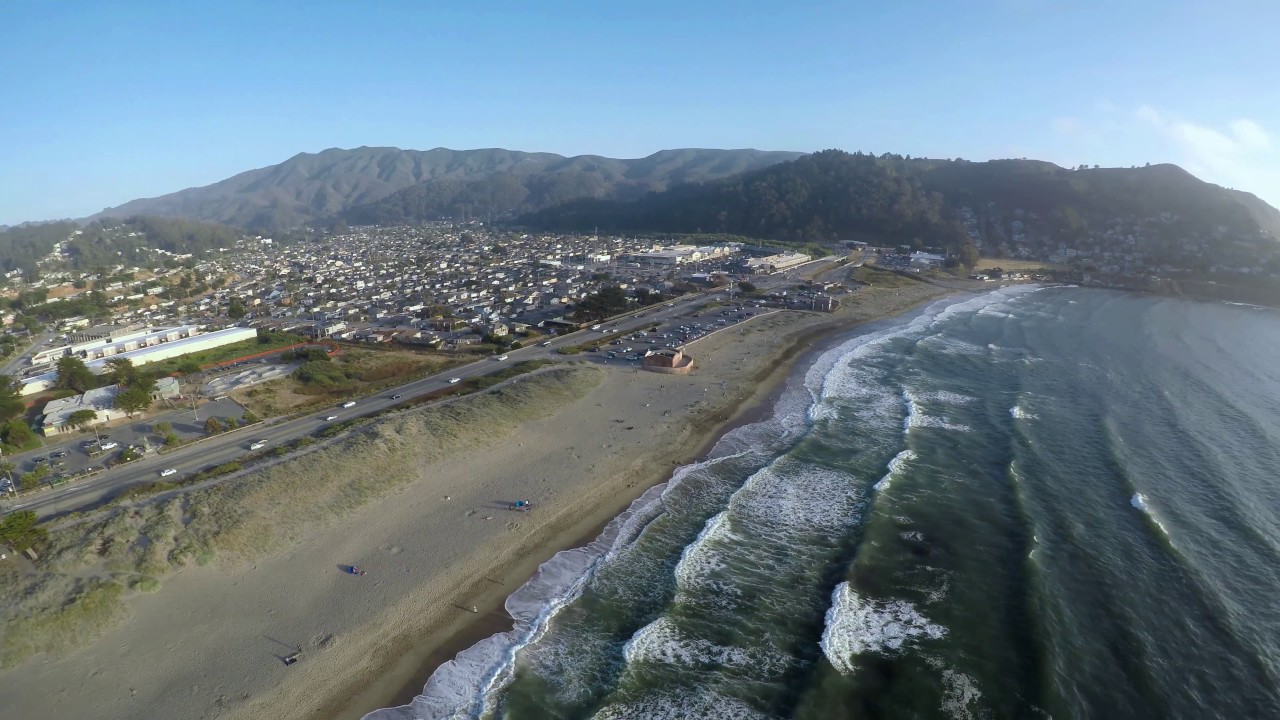 Pacifica State Beach GoPro Karma Drone Video. Pacifica California - YouTube