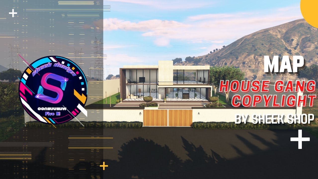 GTA V | FiveM Maps | House Gang Copylight By Sheek Shop - YouTube