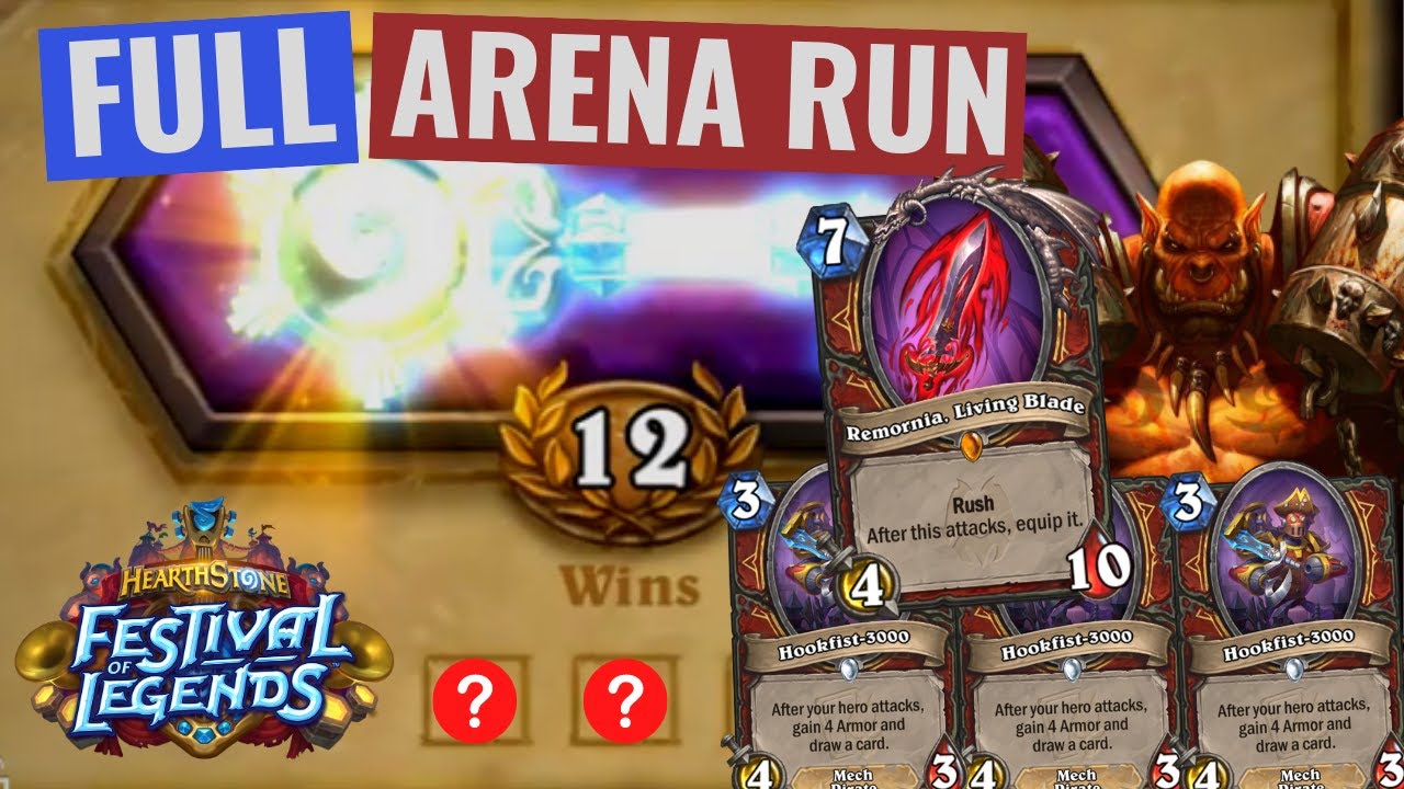 12 Win Warrior WITHOUT Bridge Riff ft. Remornia - Hearthstone Arena ...