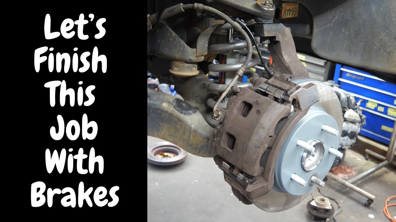 Dodge Ram 2wd Hub assembly and Brake Replacement Part 2 - YouTube