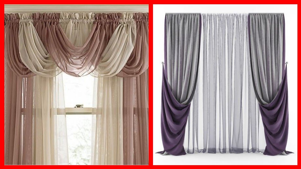 Curtain design for home interior india /parda design in room - YouTube