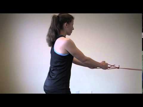 Standing Shoulder Row With Anchored Resistance - YouTube