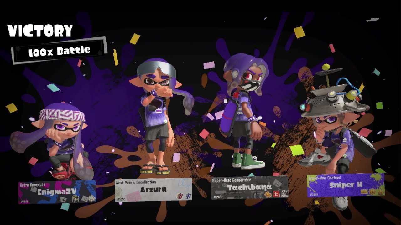 Splatfest #4 - Dark/Milk/White Chocolate 100x Battle | Splatoon 3 - YouTube