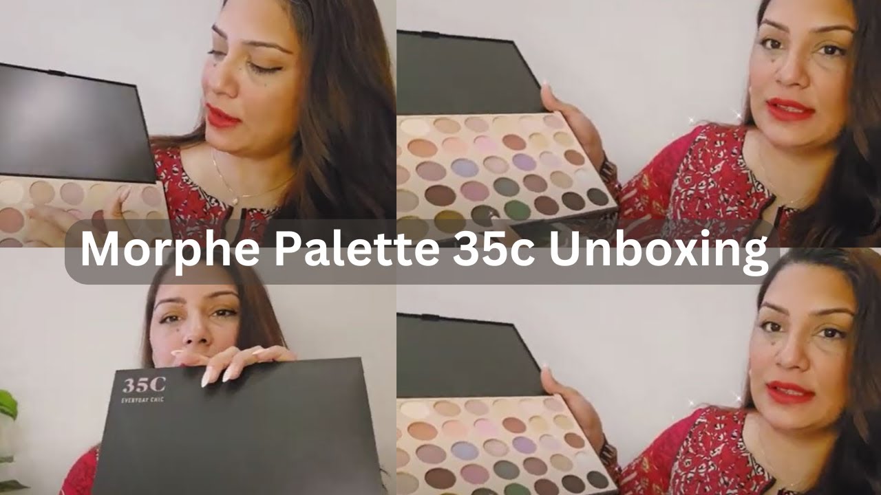 Morphe Palette 35c Unboxing / Huma Ejaz - YouTube