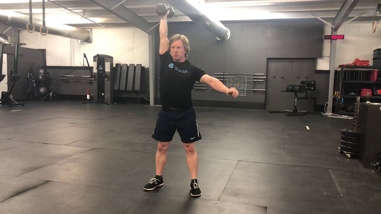 Single-Arm DB Thruster - YouTube