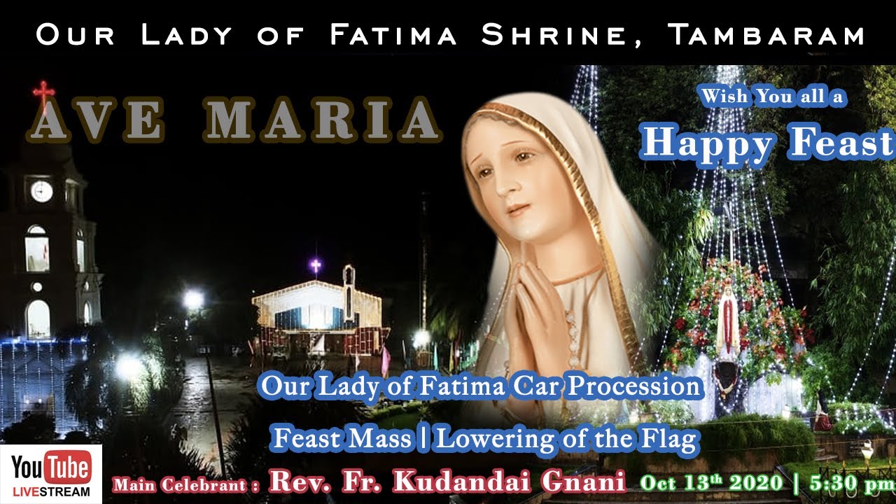 Fatima Shrine | 83rd Annual Feast | Car Procession | Feast Holy Mass ...