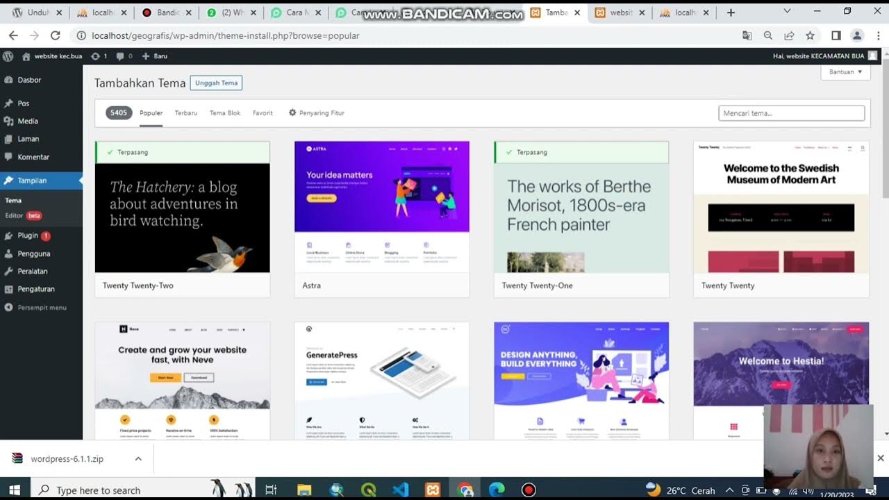 Tutorial Membuat Website Menggunakan Wordpress - YouTube