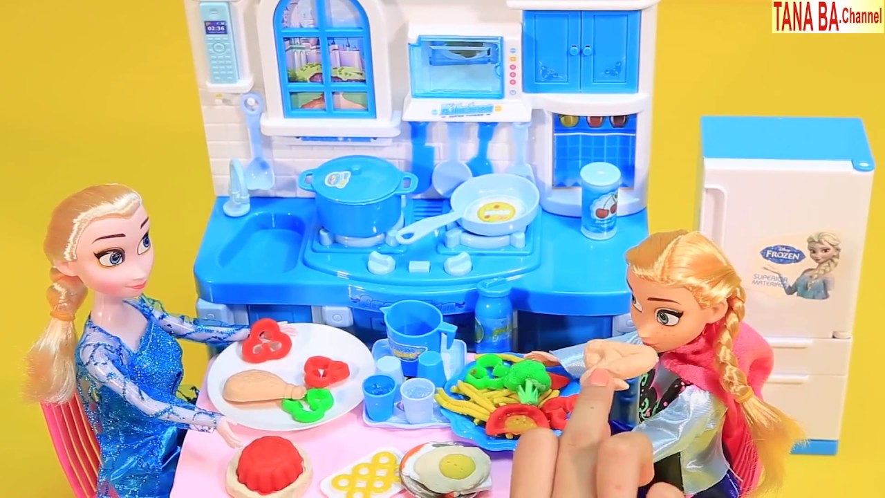 Frozen Elsa And Anna Toddlers - Cooking Toys Kietchen For Kids by Haus ...