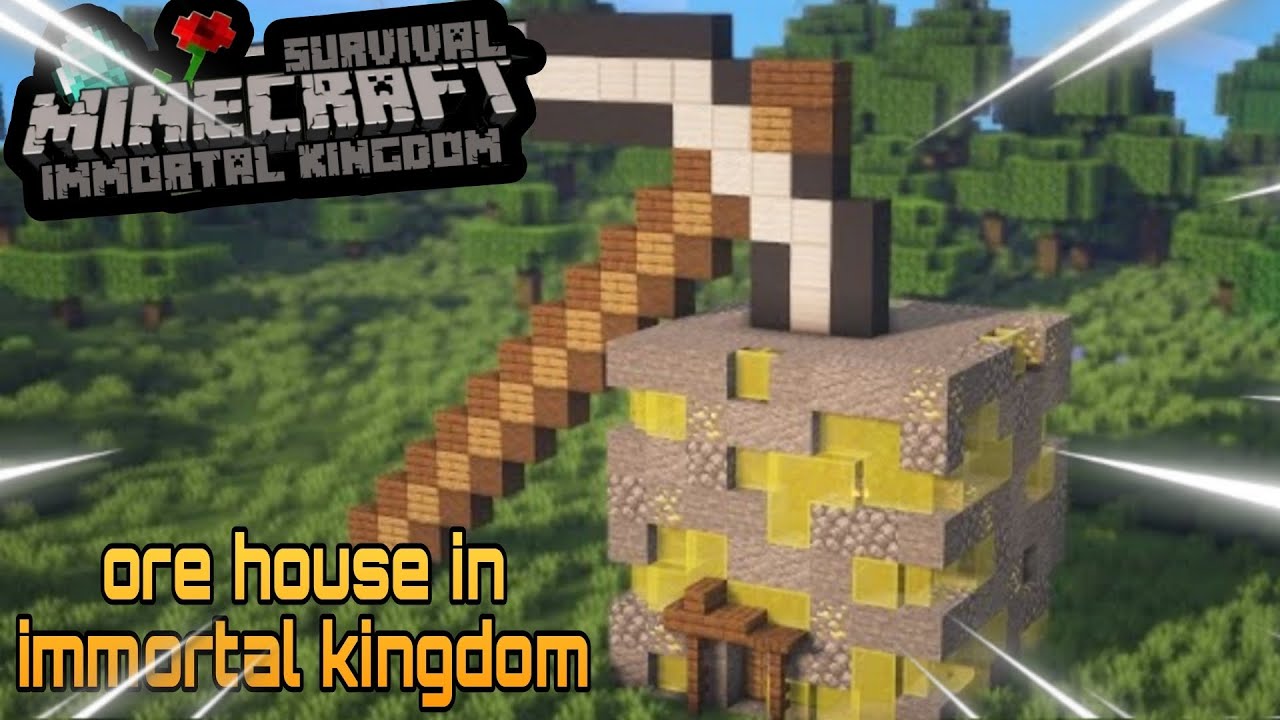 Building a best ore house in my Immortal kingdom 😊🔥🟨gold ore house ...