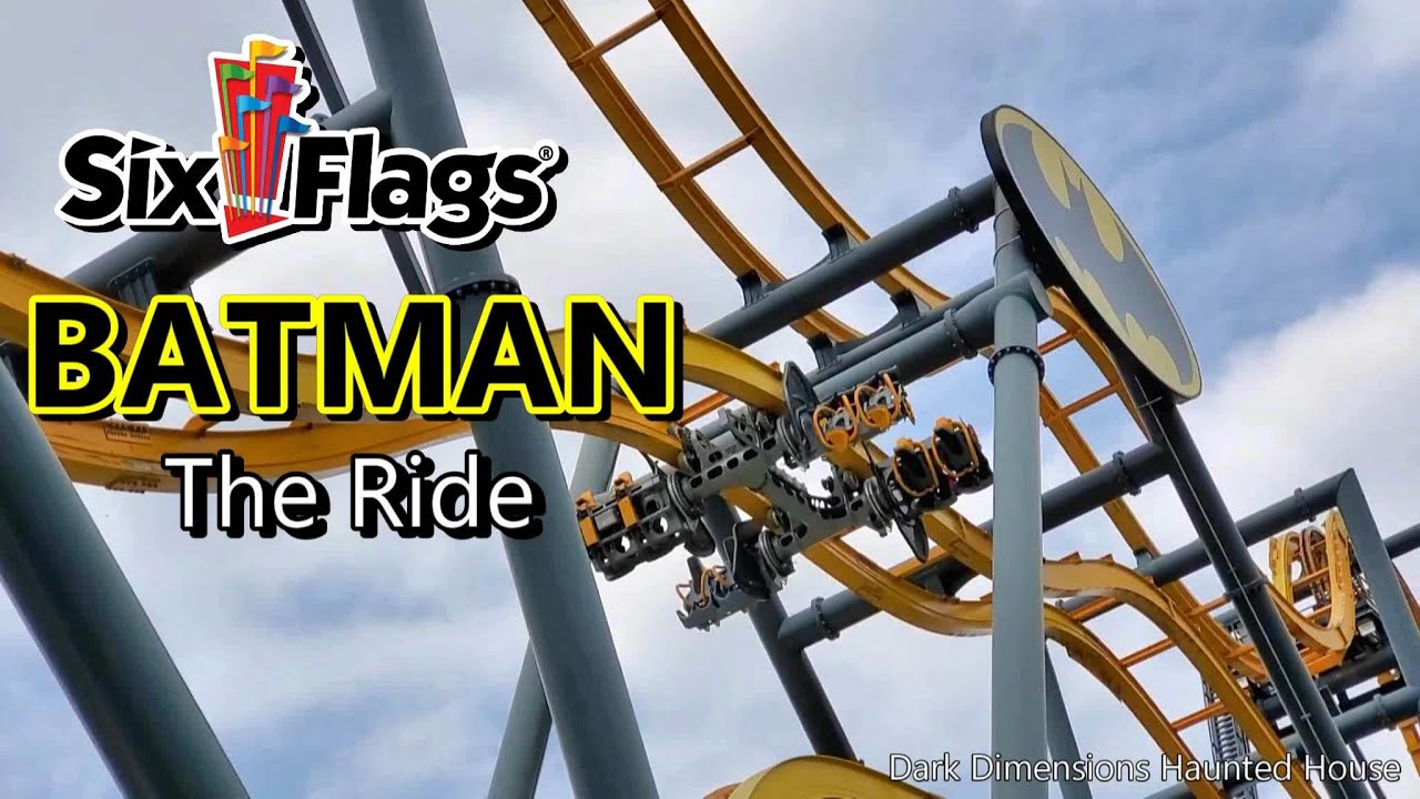 Batman Ride at Six Flags Fiesta Texas video of Que Line / Batmobile ...