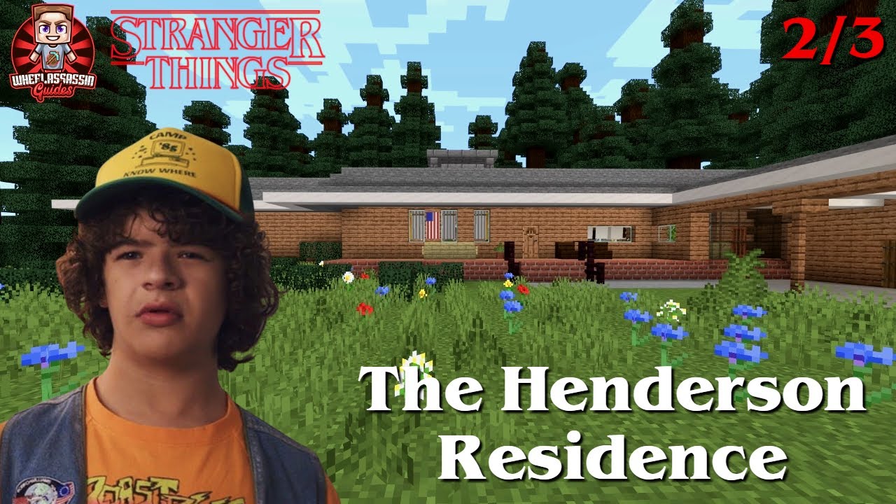 How to build Dustin's House from Stranger Things in Minecraft!! [2/3 ...