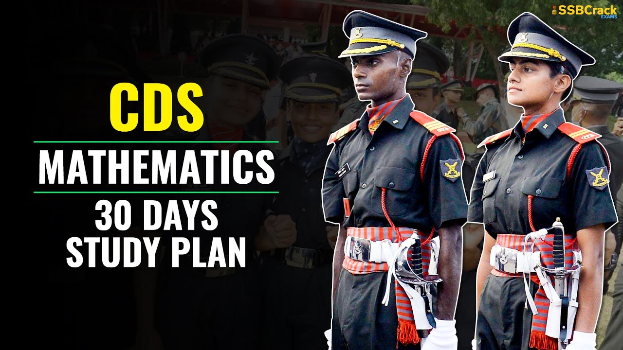 CDS Exam Mathematics 30 Days Study Plan - YouTube