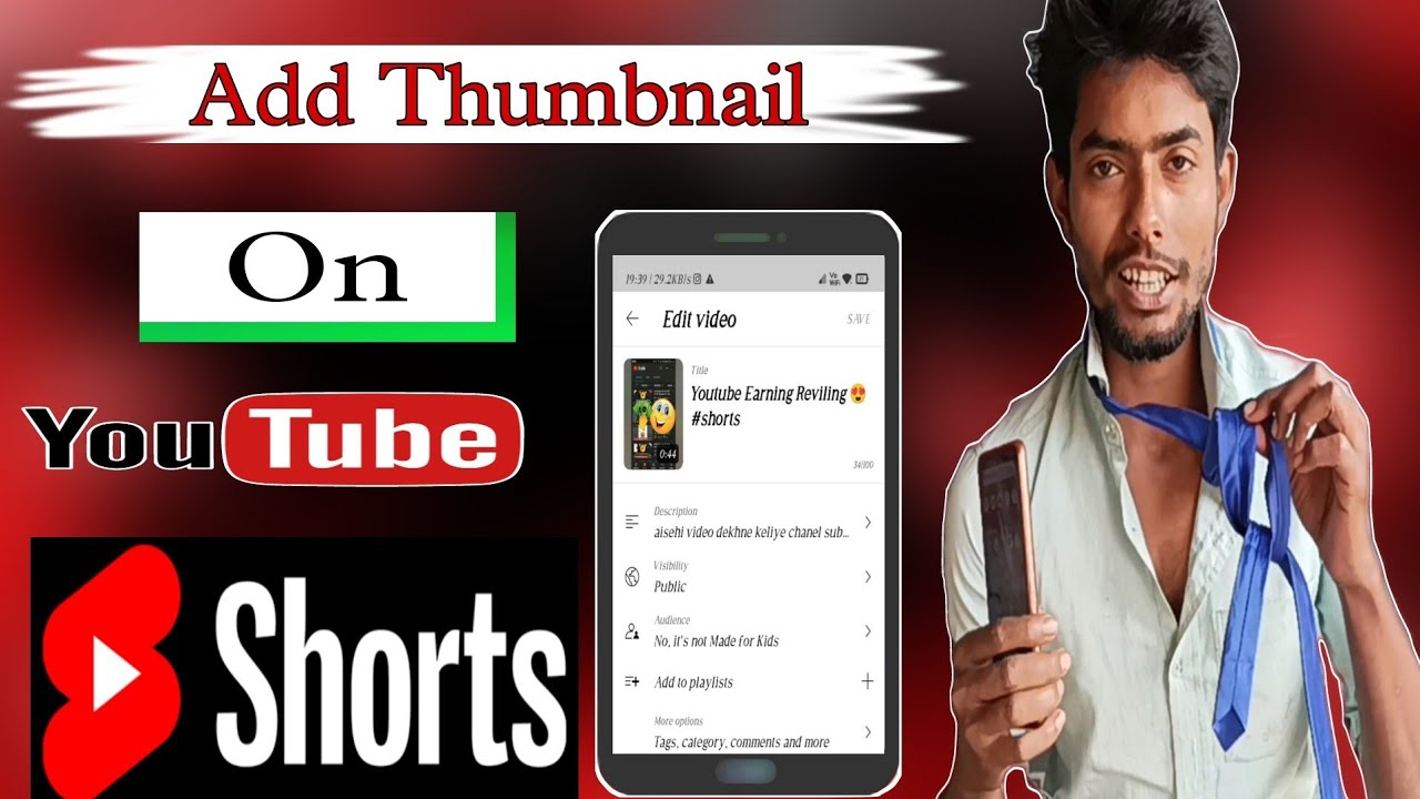 How To Add a Custom Thumbnail On Youtube Short || Creative Thumbnail ...