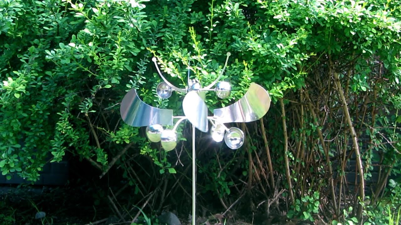 Butterfly Metal Wind Flower , Kinetic Wind Spinner , Wind Sculpture ...