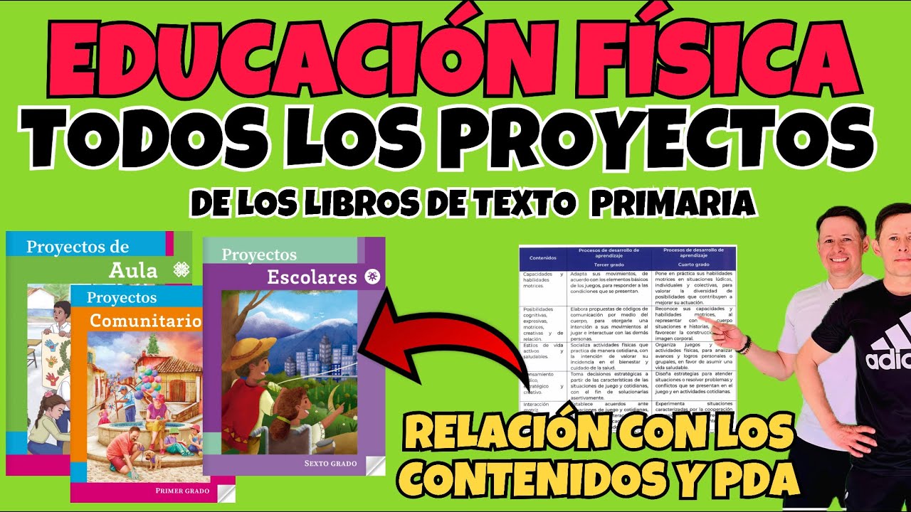 PROYECTOS DE LIBROS DE TEXTO SEP 2023 PARA EDUCACIÓN FÍSICA/ RELACION ...