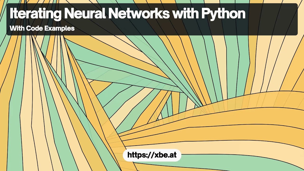 Iterating Neural Networks With Python Forward Propagation Youtube