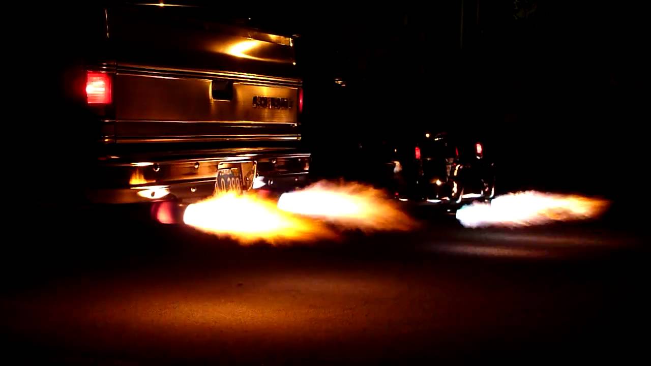 Sanford Flamethrower Exhaust - YouTube
