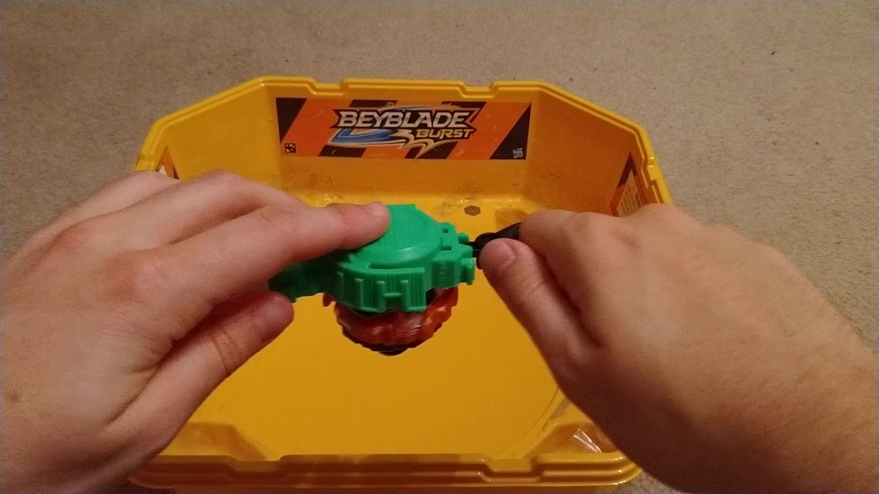 Beyblade Burst Anime vs Real Life episode 1 Victory Valtryek vs Raging ...