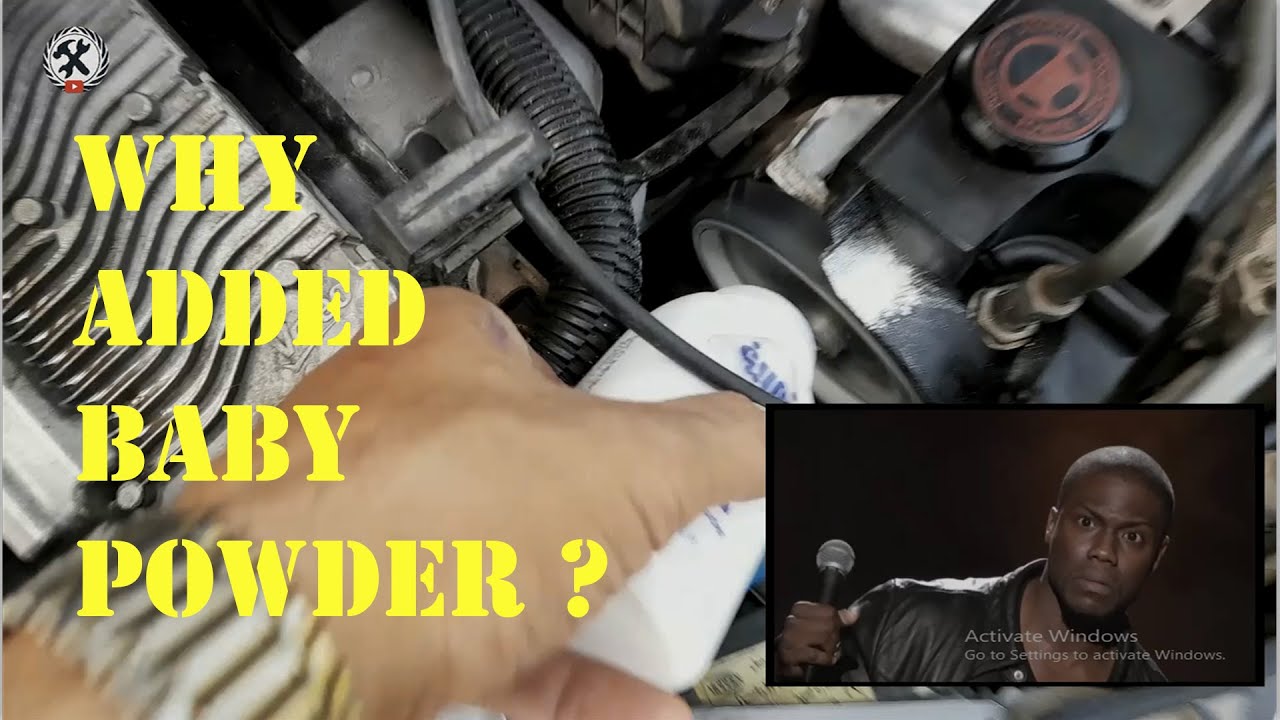 Add baby powder to your car - YouTube