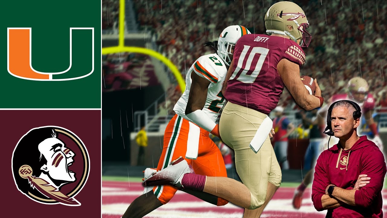 Weather The Storm...Hurricanes In The Rain | Florida State NCAA 23 | S3 ...