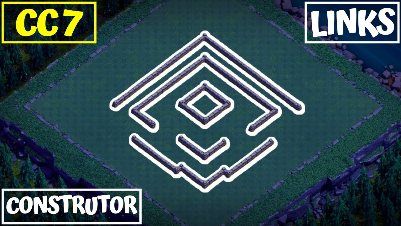 5 LAYOUTS PARA VILA DO CONSTRUTOR 7 NO CLASH OF CLANS (BUILDER HALL 7 ...