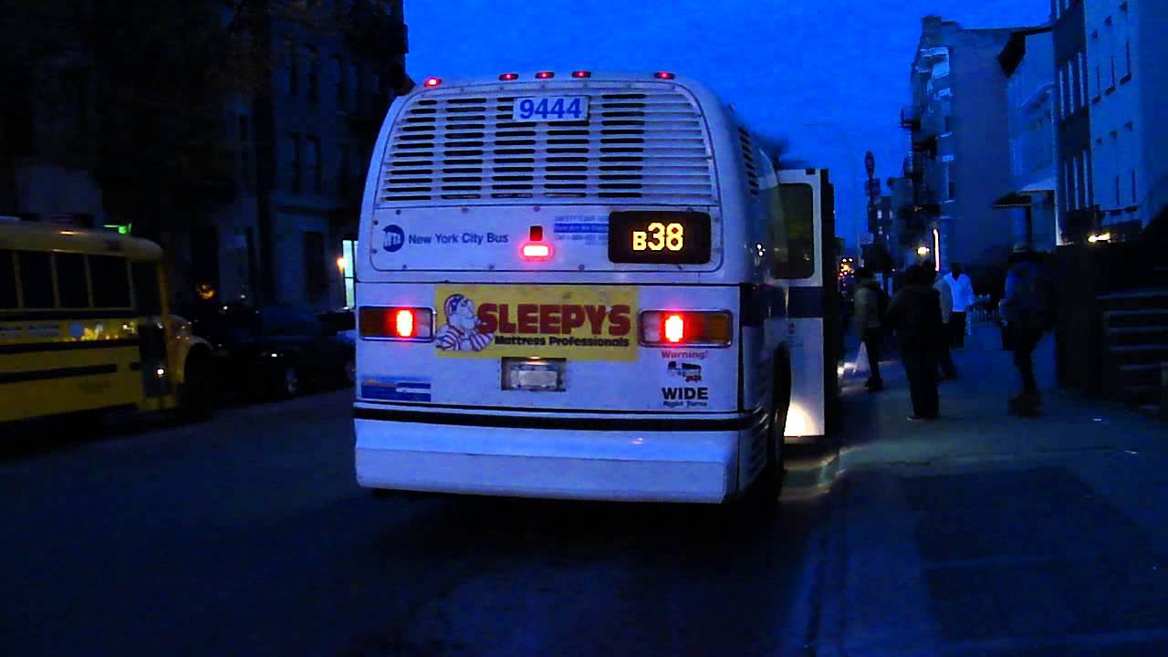 MTA New York City Bus: RTS NovaBus #9444 Whiteback B38 @ Lafayette ...