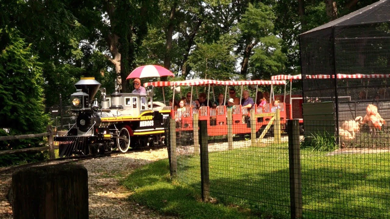 Scovill Zoo Train Ride Fun - YouTube