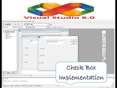 Microsoft Visual C++ 6.0 Programming | Chapter 2 - Check Box Implementation | For Beginners ...