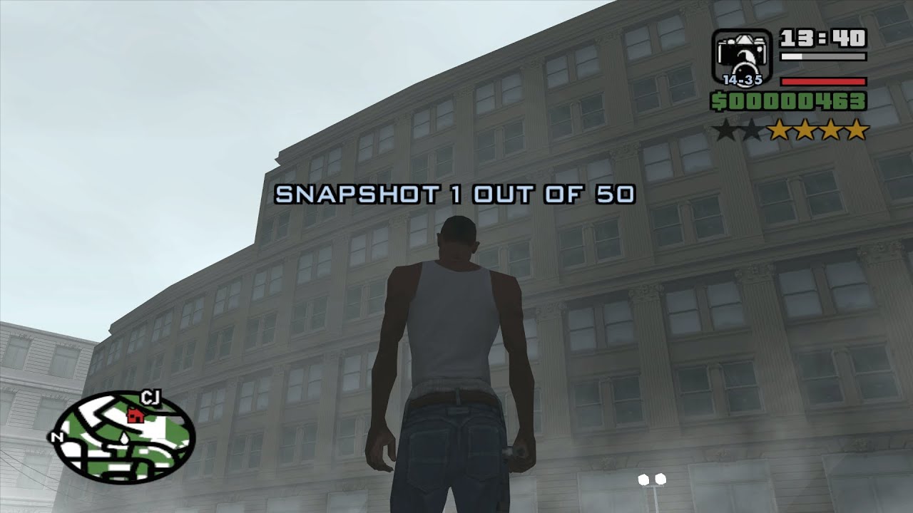 How to take Snapshot #39 at the beginning of the game - GTA San Andreas ...