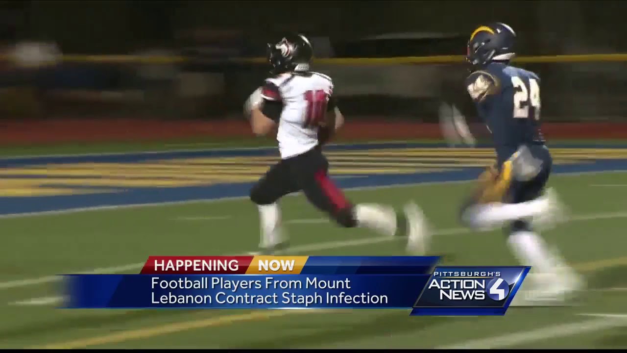 Football players from Mt. Lebanon contract staph infection - YouTube