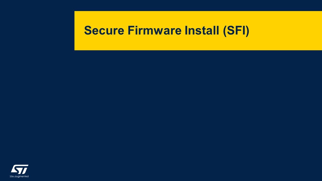 STM32WL security - 6 STM32WL Secure Firmware Install - YouTube