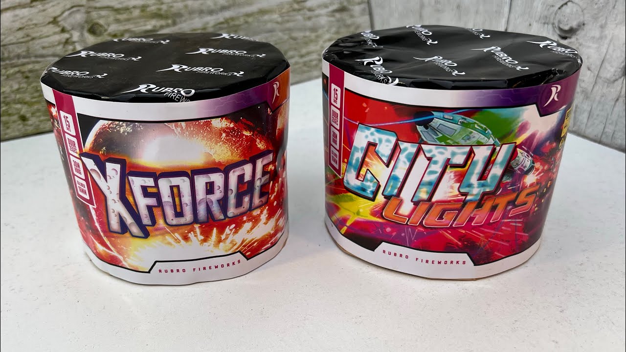 City Lights & X Force | 15 Shots Rubro Vuurwerk - YouTube