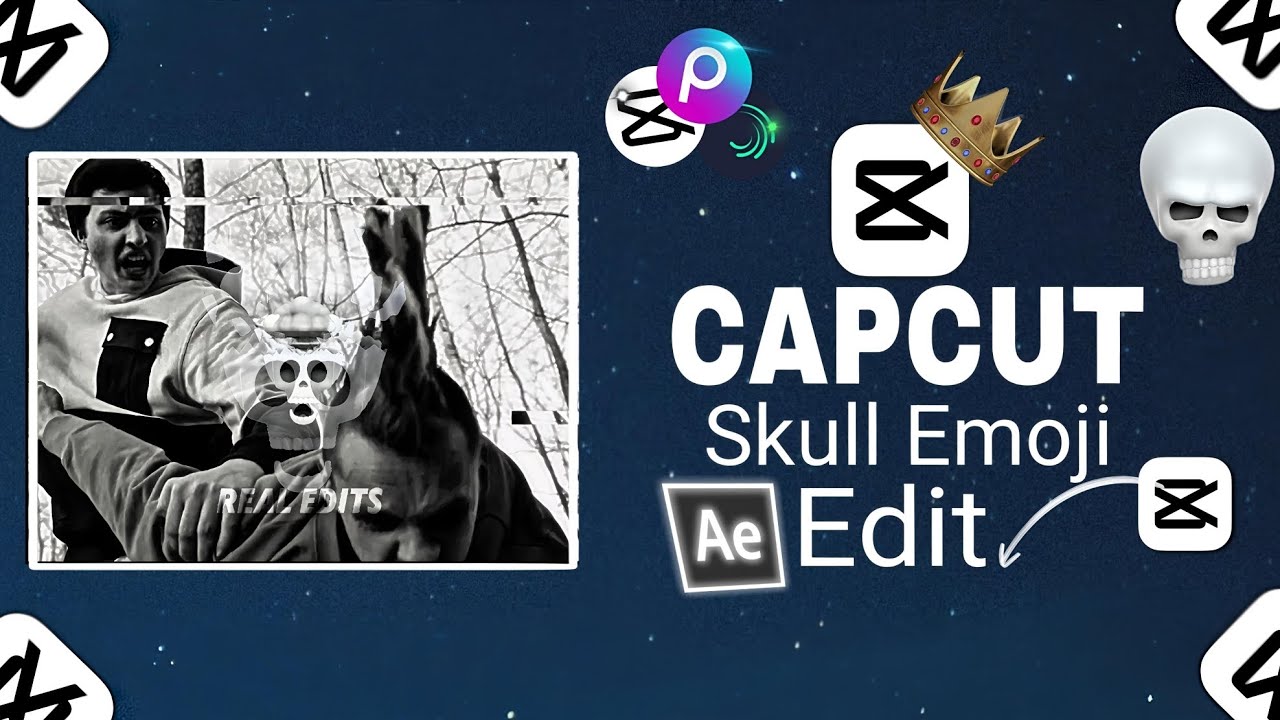 Capcut Skull Emoji Edit Tutorial #trend #Tutorial #edit #capcut - YouTube