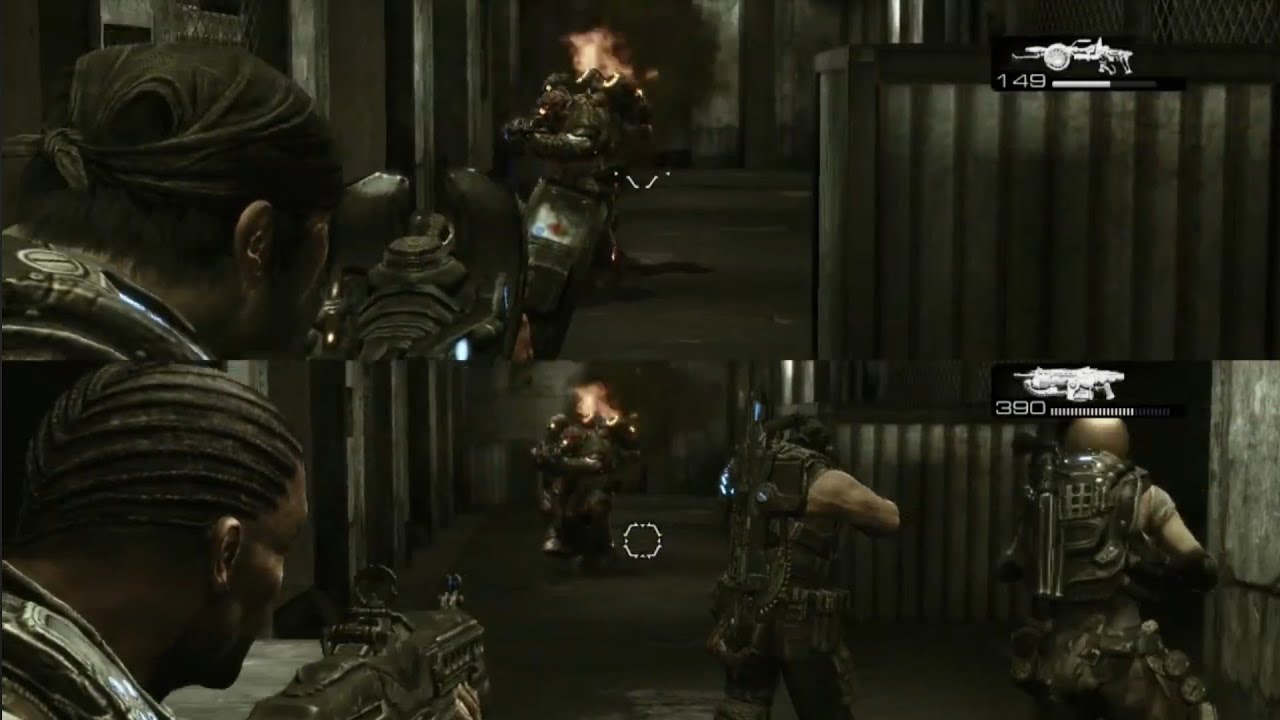 Gears of War 3 / Gameplay Xbox 360 - Split Screen Campaign Pt. 14 - YouTube