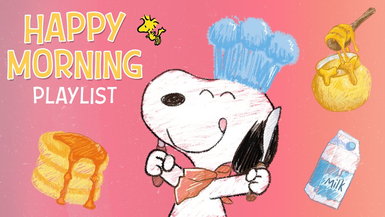 [Morning Playlist] Morning Breakfast with Snoopy 🐶🥞 Happy Jazz Playlist ...