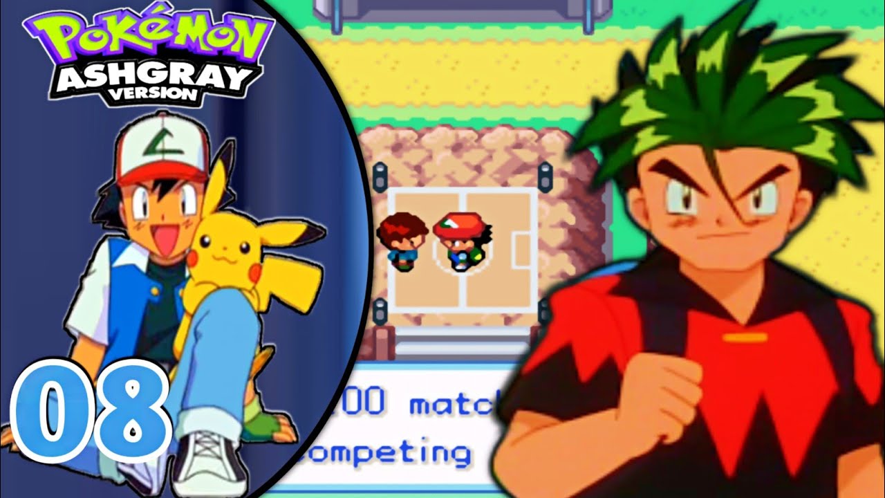 Pokémon Ash Gray (GBA)-Episode 08- The Path to the Pokemon league - YouTube