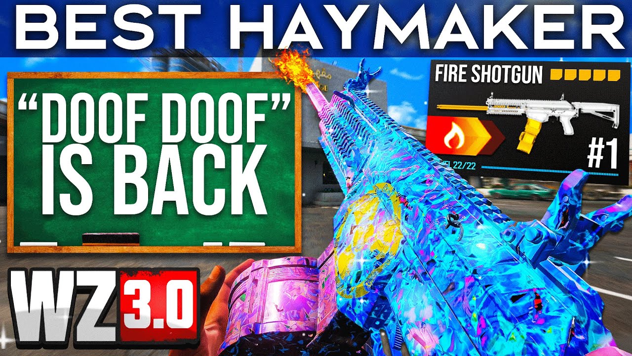 The #1 Fire Shotgun 👑 | BEST HAYMAKER LOADOUT (Warzone FIRE SHOTGUN ...