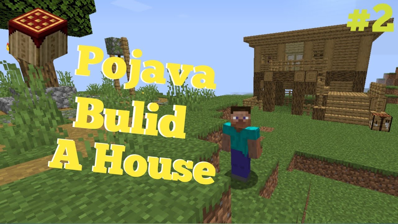 Minecraft Pojava Survival Series EP - 2 || I Made Wooden House in ...