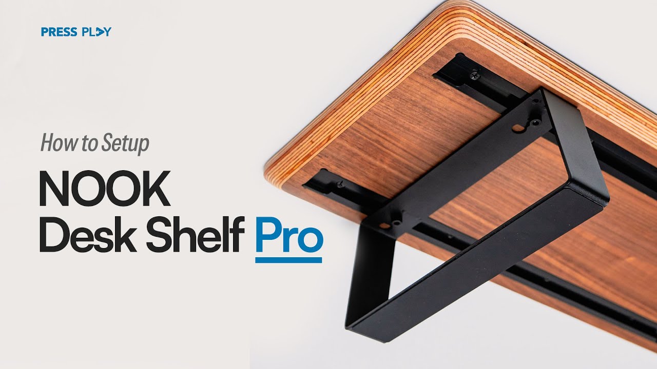 Tutorial Cara Pasang & Setup NOOK Desk Shelf Pro by Press Play - YouTube