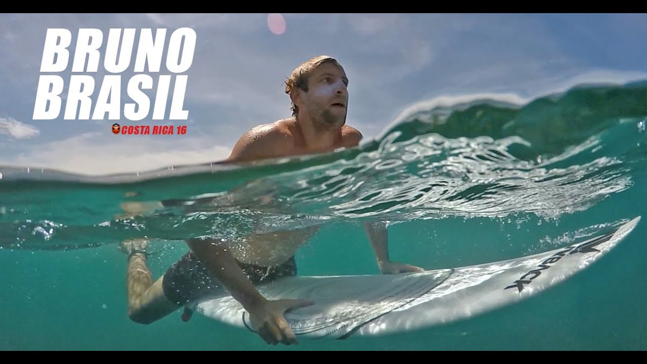 Bruno Brasil Surfing Playa Negra, Costa Rica 2016 - YouTube
